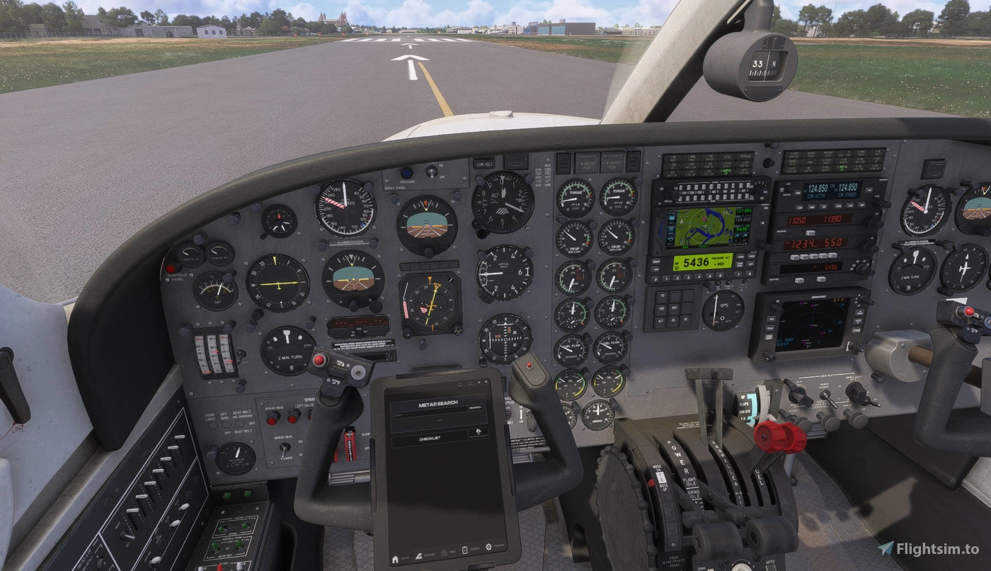Reims-Cessna F406 Air-Taxi Europe D-IATE para Microsoft Flight Simulator | MSFS
