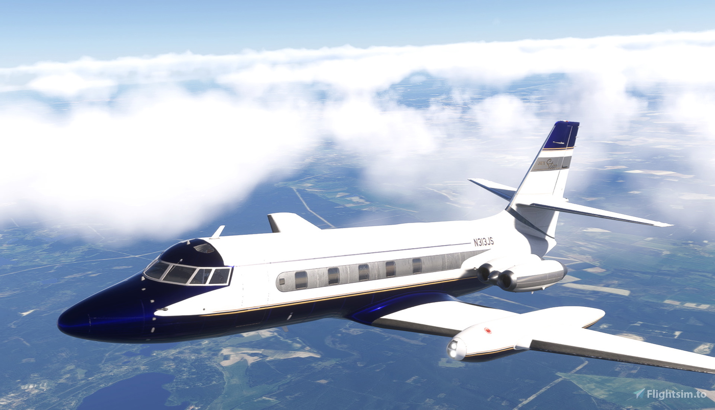 Lockheed L-1329 Jetstar Seagull N313JS for Microsoft Flight Simulator ...
