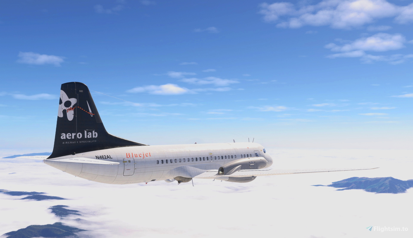 NAMC YS-11 AeroLab N462AL für Microsoft Flight Simulator | MSFS