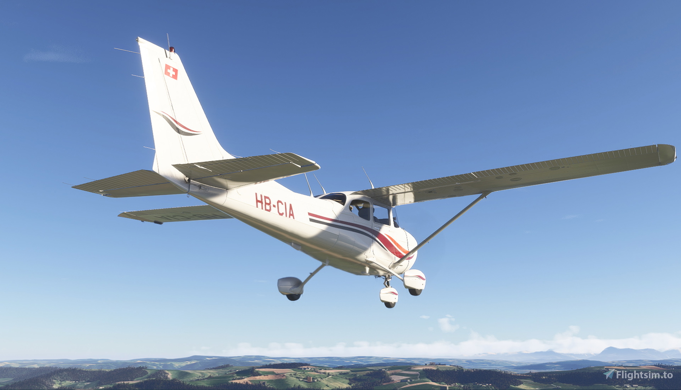Asobo Cessna C172SP HB-CIA のために Microsoft Flight Simulator | MSFS