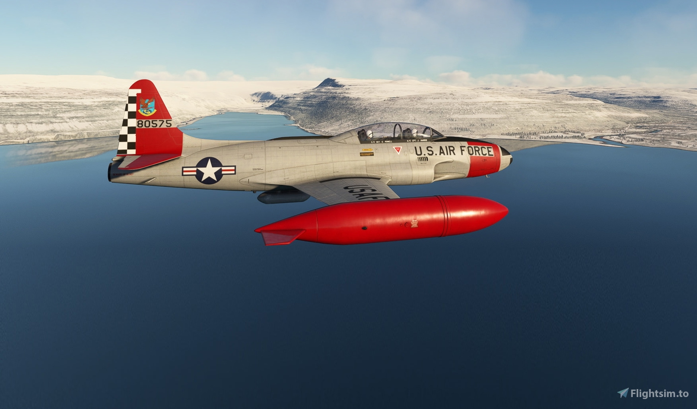 Lockheed T-33A USAF NAS Keflavik 3-Pack | 1980 для Microsoft Flight ...