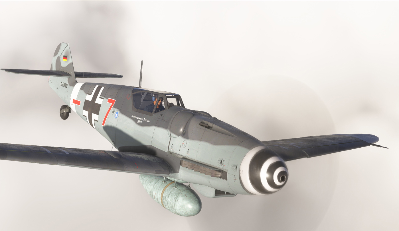 Messerschmitt Bf 109 G-4 Red 7 D-FWME Messerschmitt Foundation för ...