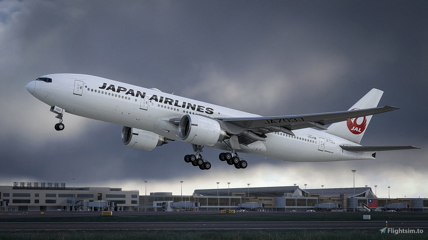 Japan Airlines | New Tsurumaru Fleet Pack | SS7 Cabin | GE | PMDG 777-200ER for Microsoft Flight ...
