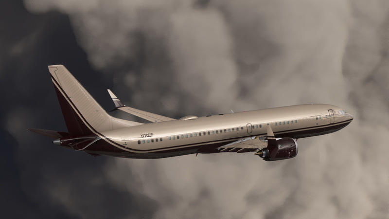 N702F BBJ w/Cabin | iFly 737 MAX8 for Microsoft Flight Simulator | MSFS