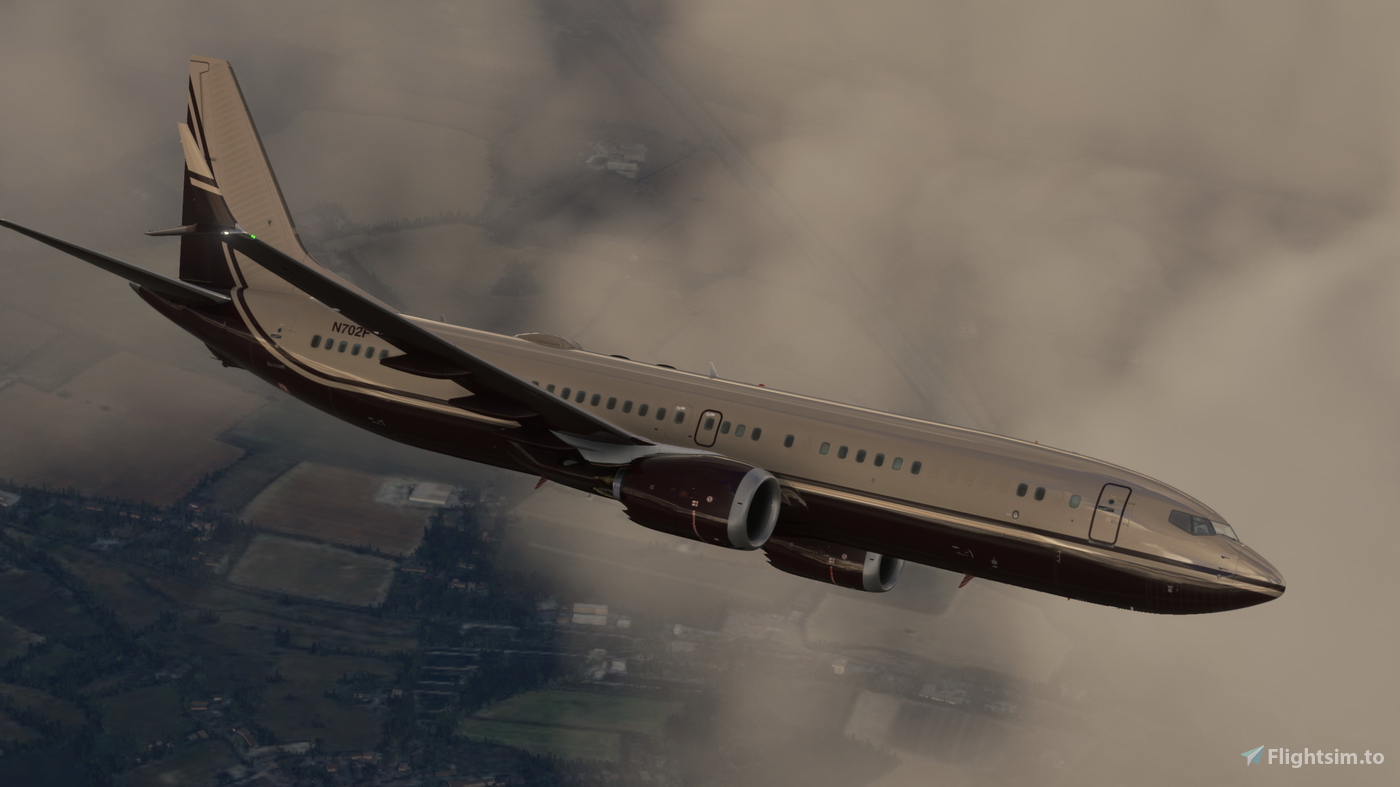 N702F BBJ w/Cabin | iFly 737 MAX8 for Microsoft Flight Simulator | MSFS