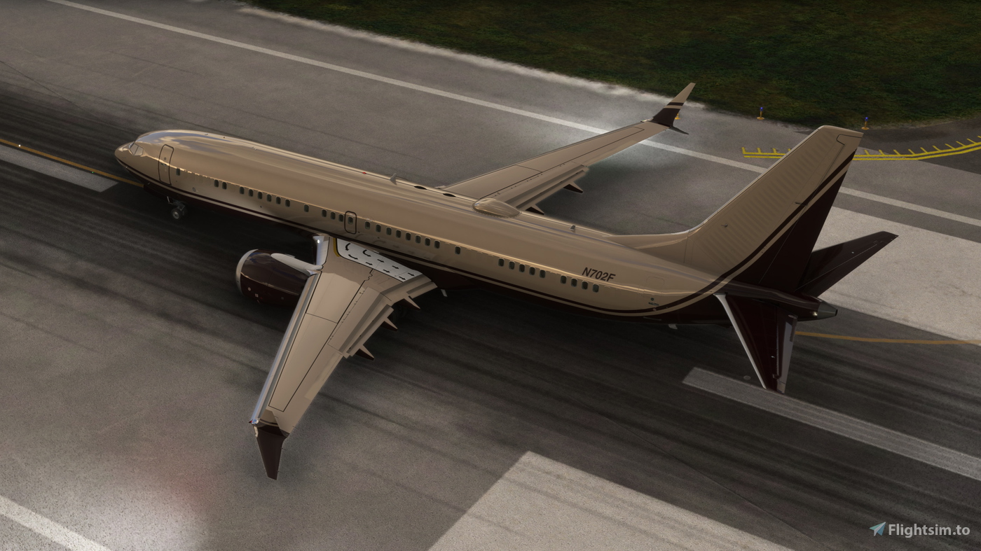 N702F BBJ w/Cabin | iFly 737 MAX8 for Microsoft Flight Simulator | MSFS