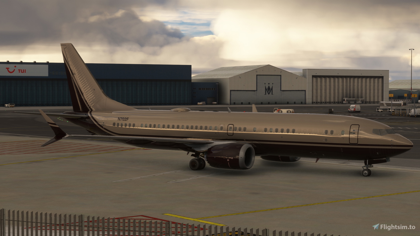 N702F BBJ w/Cabin | iFly 737 MAX8 for Microsoft Flight Simulator | MSFS