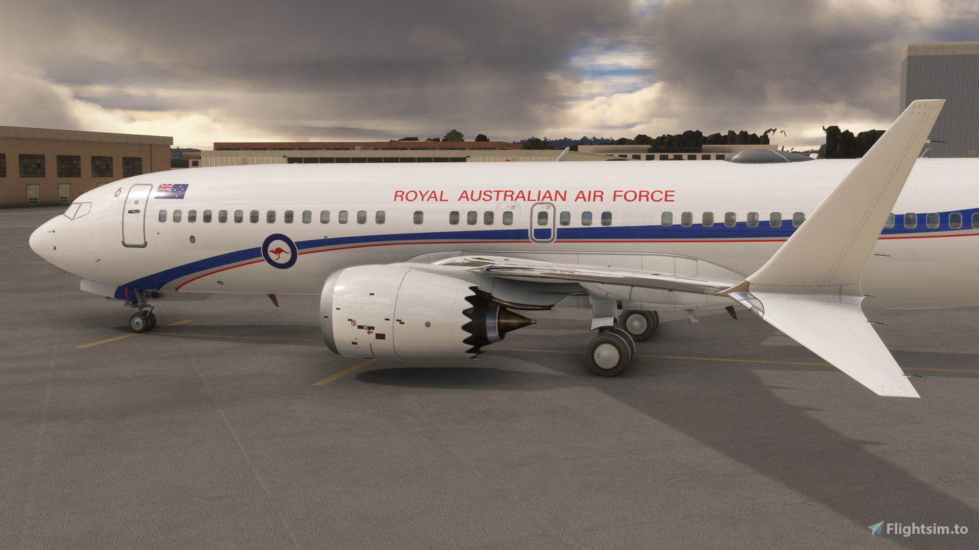 Royal Australian Air Force A62-001 VIP BBJ | iFly 737 MAX 8 para ...