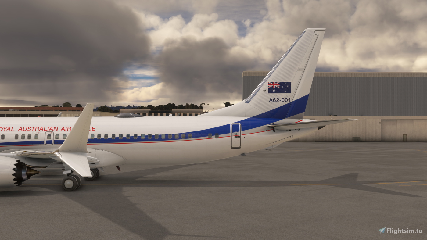 Royal Australian Air Force A62-001 VIP BBJ | iFly 737 MAX 8 pour Microsoft Flight Simulator | MSFS