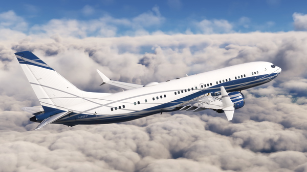 N702F BBJ w/Cabin | iFly 737 MAX8 for Microsoft Flight Simulator | MSFS