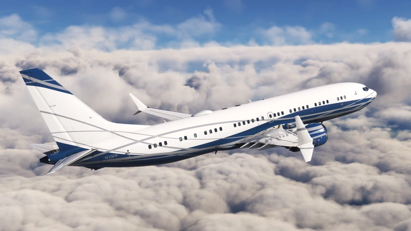 N10FP BBJ (Fictional - inspired by NG BBJ N9PF) | iFly 737 MAX 8 for ...
