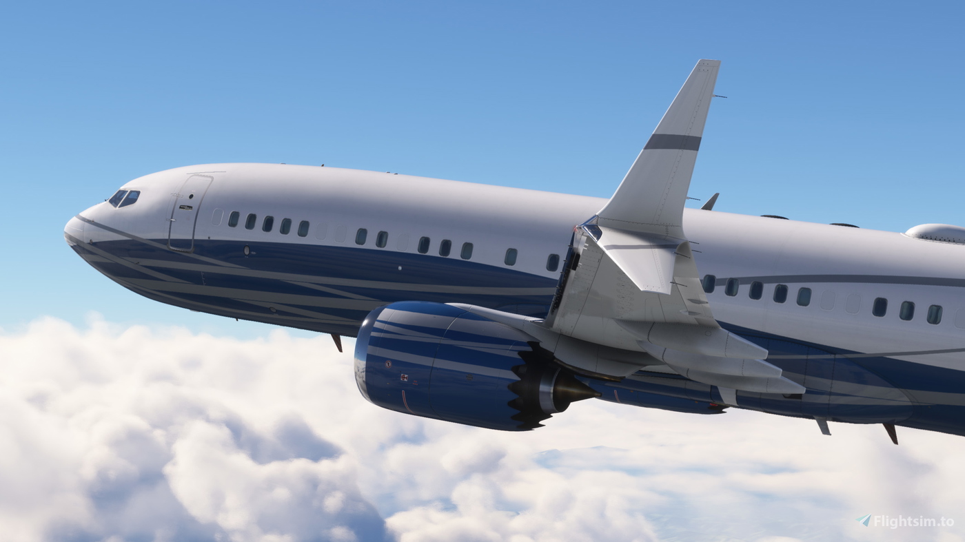 N10FP BBJ (Fictional - inspired by NG BBJ N9PF) | iFly 737 MAX 8 for ...