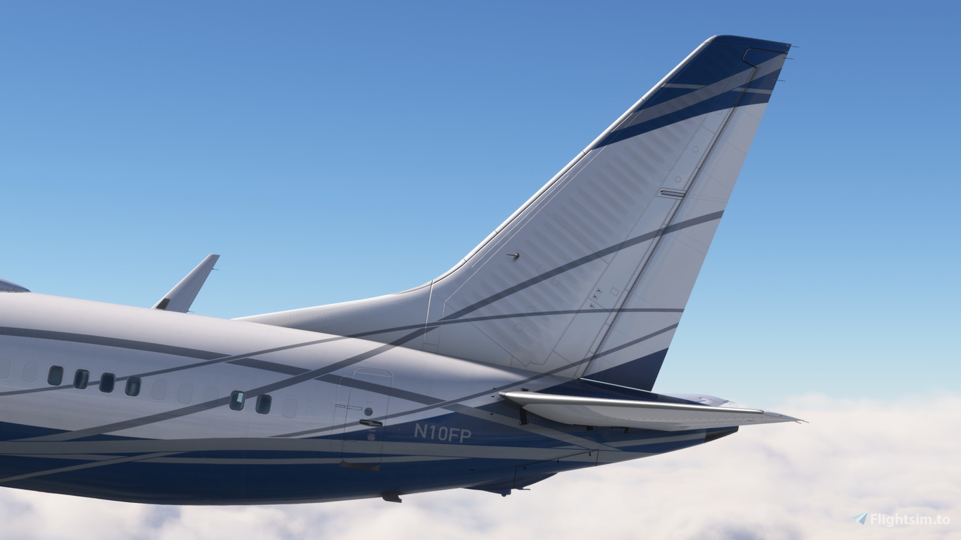 N10FP BBJ (Fictional - inspired by NG BBJ N9PF) | iFly 737 MAX 8 for ...