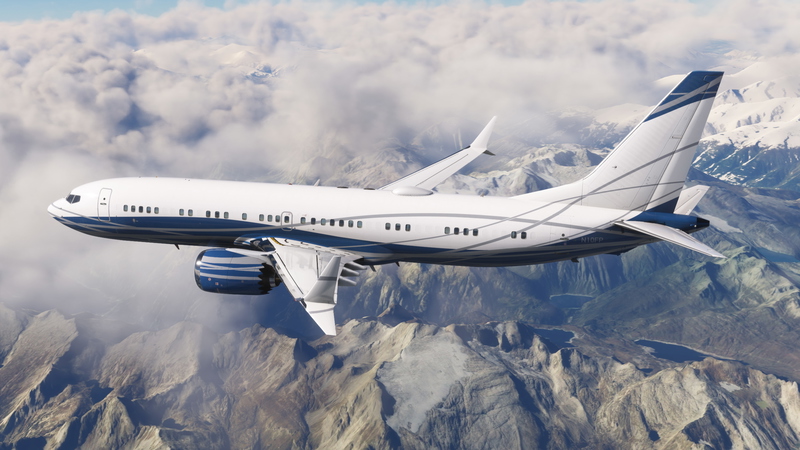 N10FP BBJ (Fictional - inspired by NG BBJ N9PF) | iFly 737 MAX 8 for ...