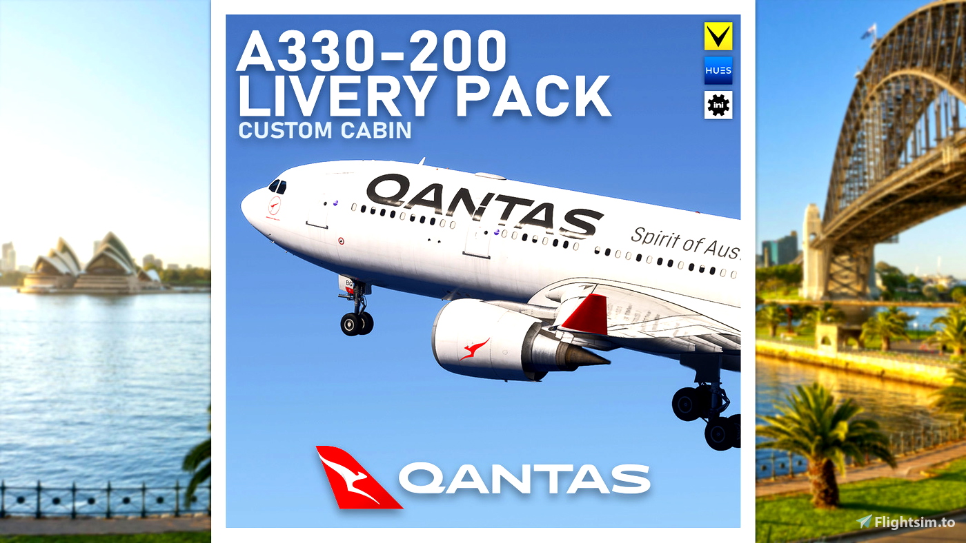 Threads - QANTAS Pack w/Cabin | A330-200 inibuilds/microsoft [8K] for ...