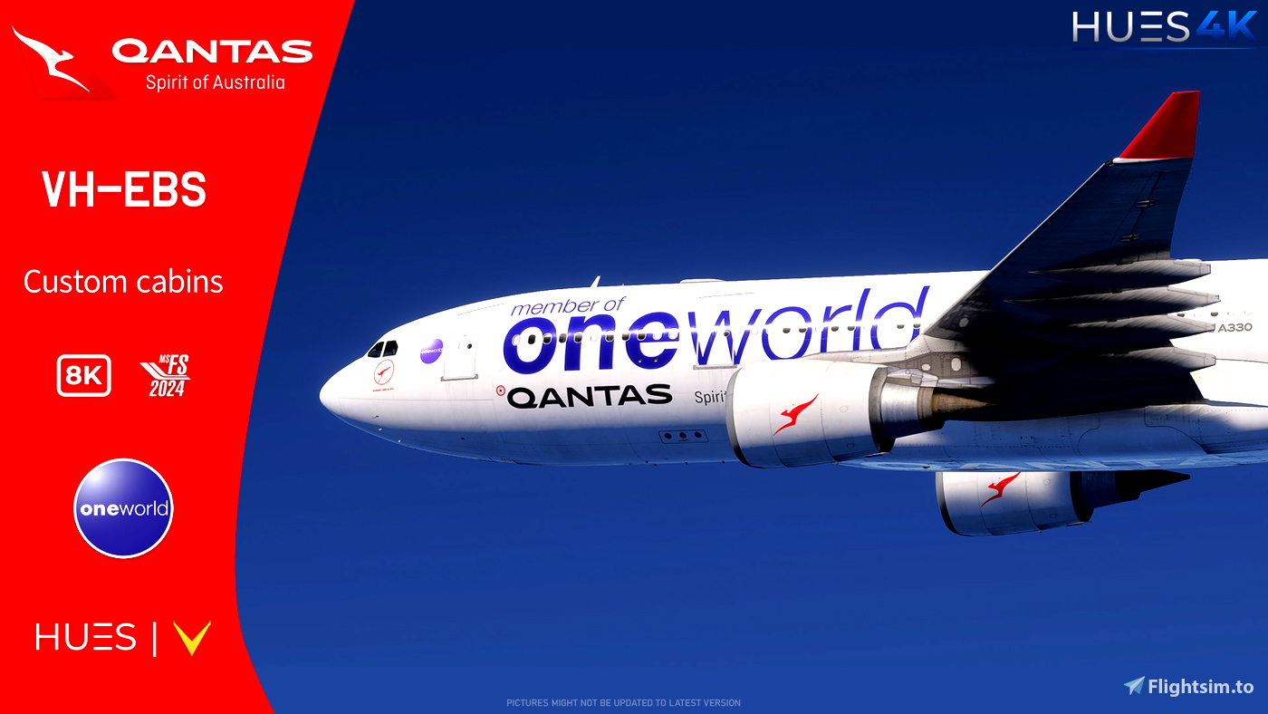 Threads - QANTAS Pack w/Cabin | A330-200 inibuilds/microsoft [8K] for ...