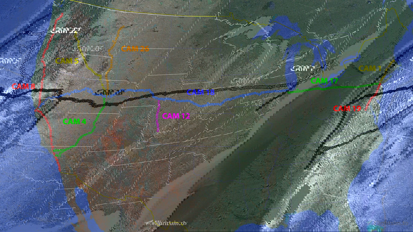 Airmail Arrows Location Map