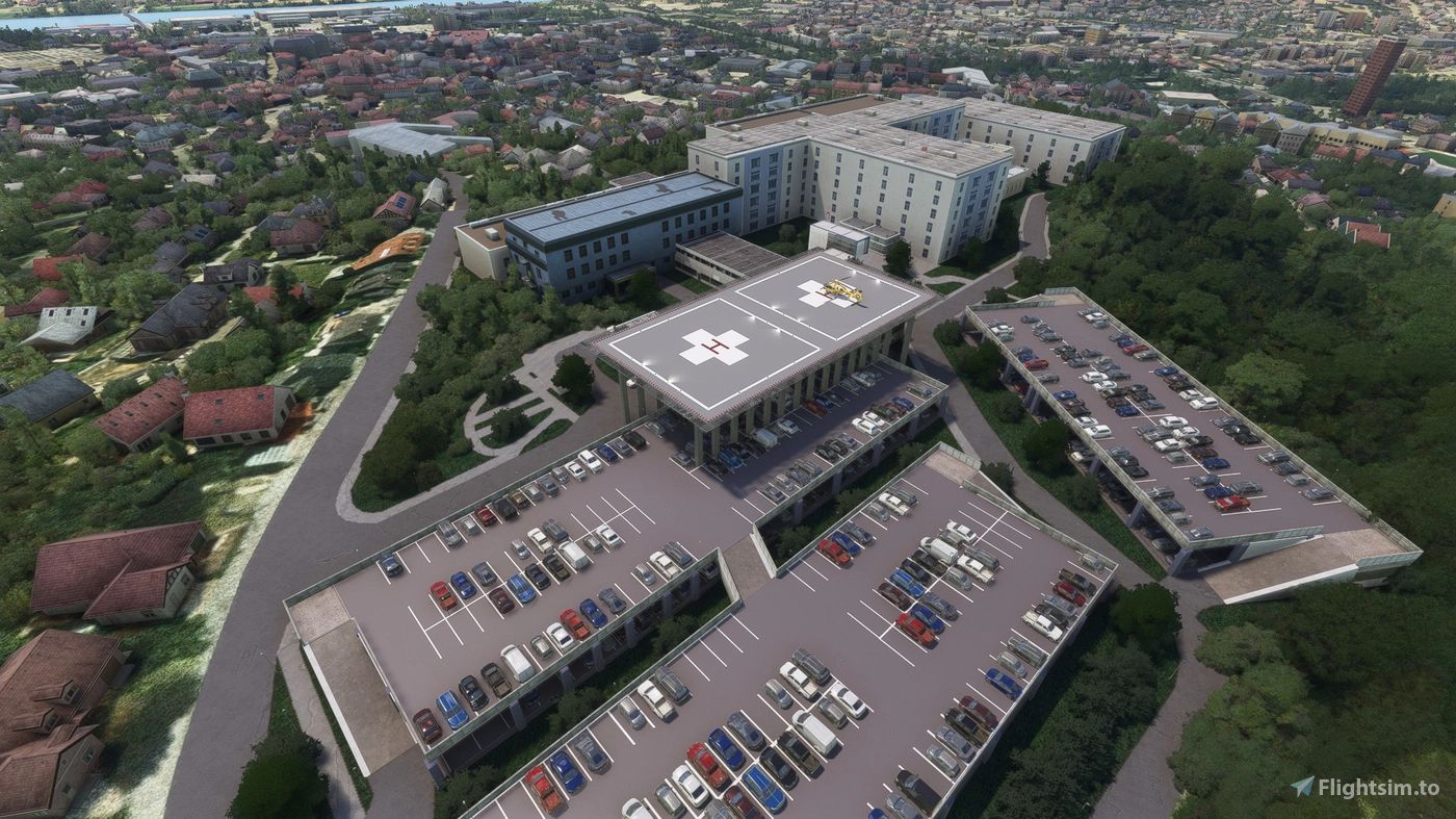 2024 - Hospital Helipads in southern germany - Megapack para Microsoft ...