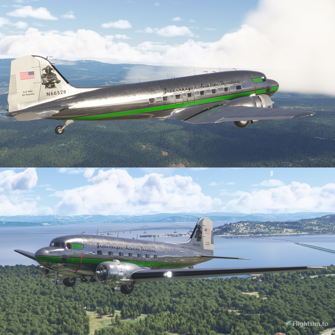 2024 Douglas DC3 Greenranger Aviation for Microsoft Flight Simulator | MSFS