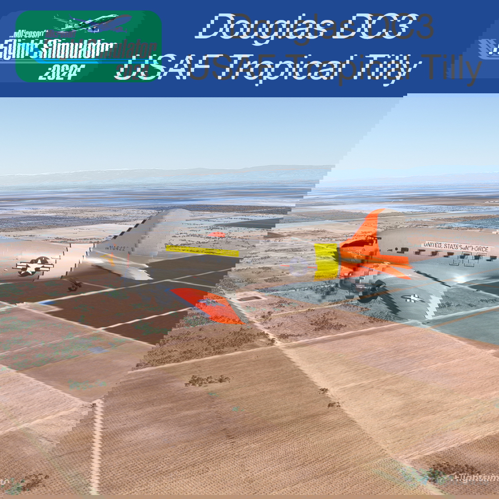 2024 Douglas DC3 USAF Tropical Tilly for Microsoft Flight Simulator | MSFS