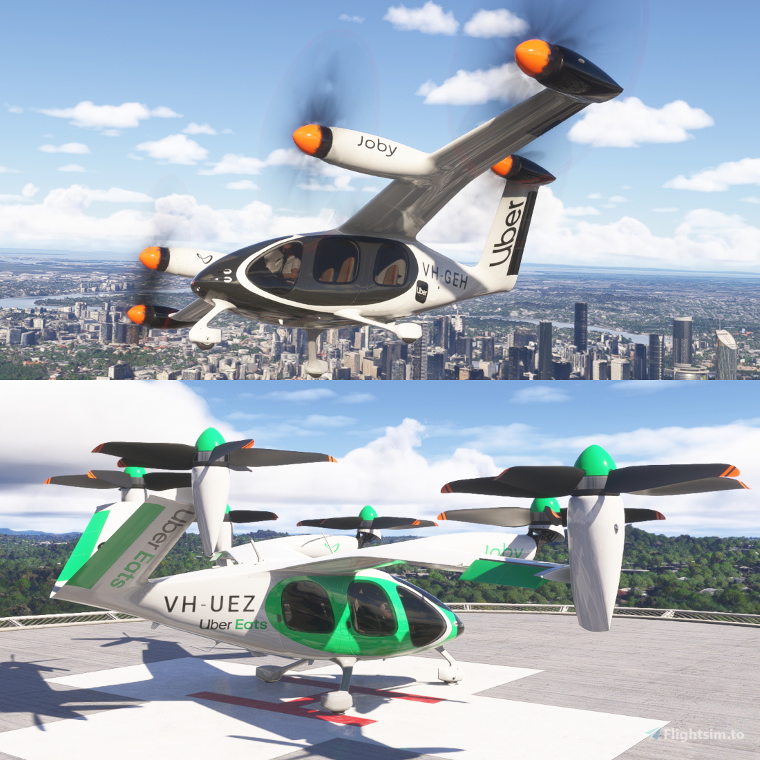 2024 Joby S4 Uber for Microsoft Flight Simulator | MSFS