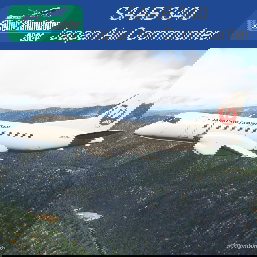 2024 SAAB 340 Japan Air Commuter JA8594 para Microsoft Flight Simulator ...