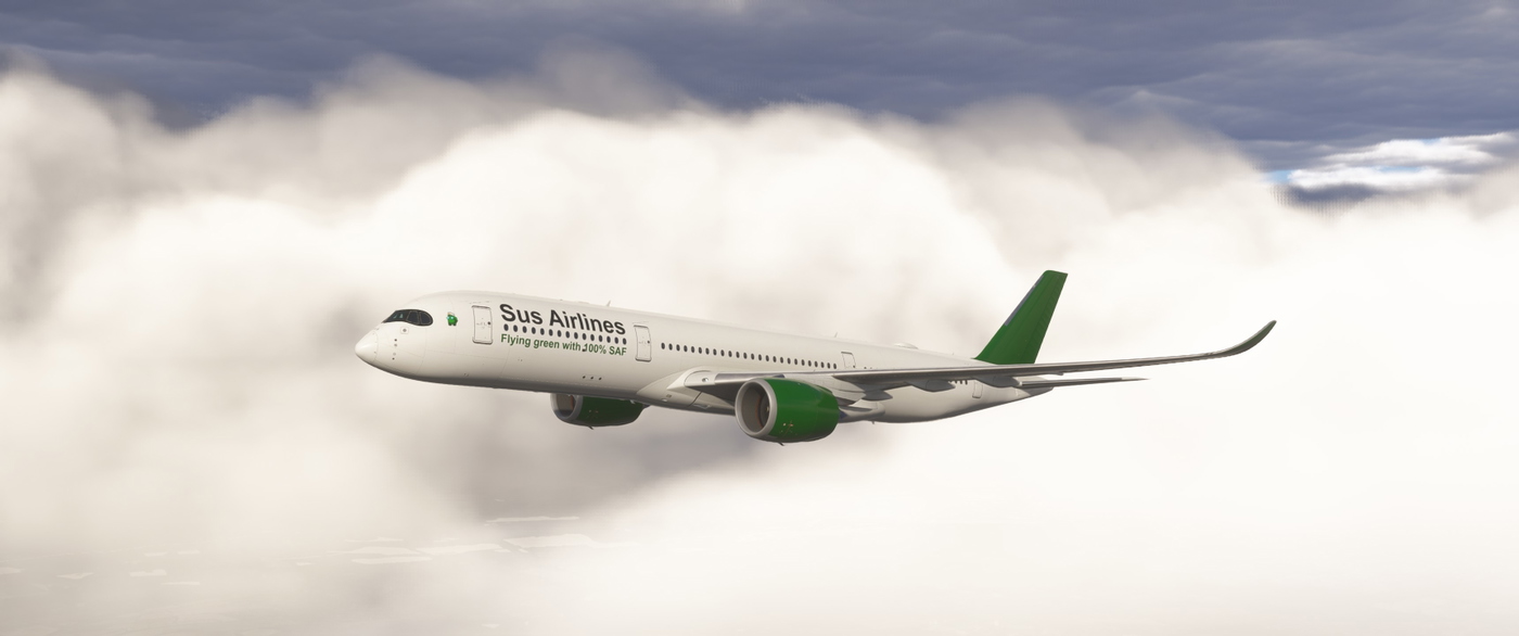Livery iniBuilds A350-900 - SusAir for Microsoft Flight Simulator | MSFS