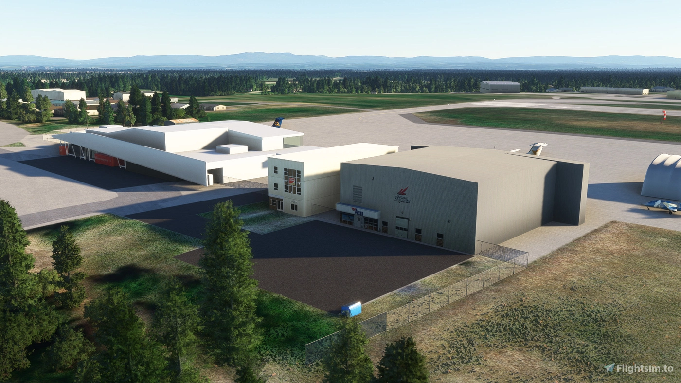 Bagotville Ramp Avjet modeling Created by hand for Microsoft Flight ...