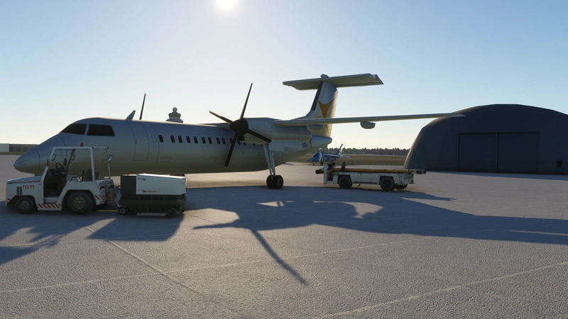 Bagotville Ramp Avjet modeling Created by hand for Microsoft Flight ...