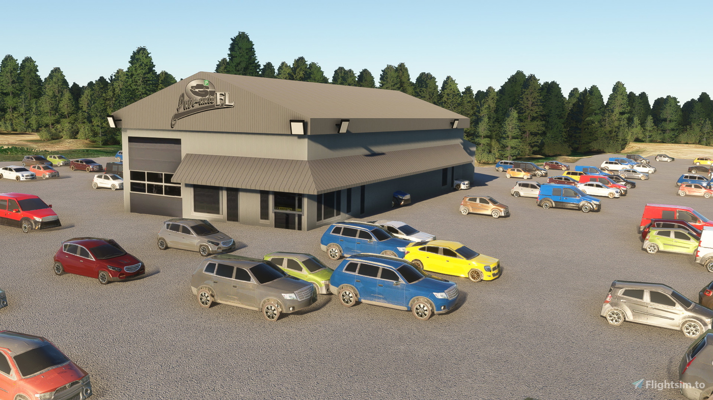 Bagotville Ramp Avjet modeling Created by hand for Microsoft Flight ...