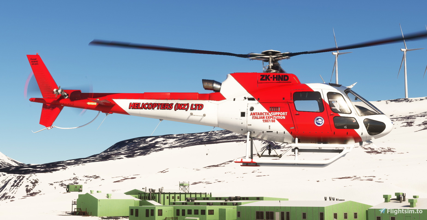 Antarctic Support Italian Expedition 1987/88 ZK-HND (Helicopters NZ LTD ...
