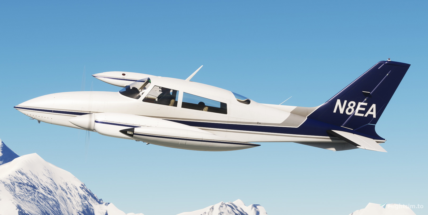 N8EA (Private) | MILVIZ Cessna C310R [4K] for Microsoft Flight ...