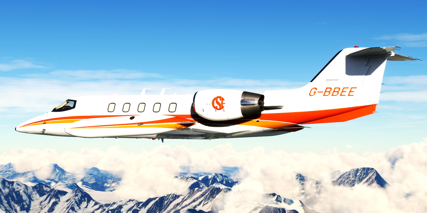 G-BBEE (CSE Aviation) | Flysimware LEARJET 35A [8K] for Microsoft ...
