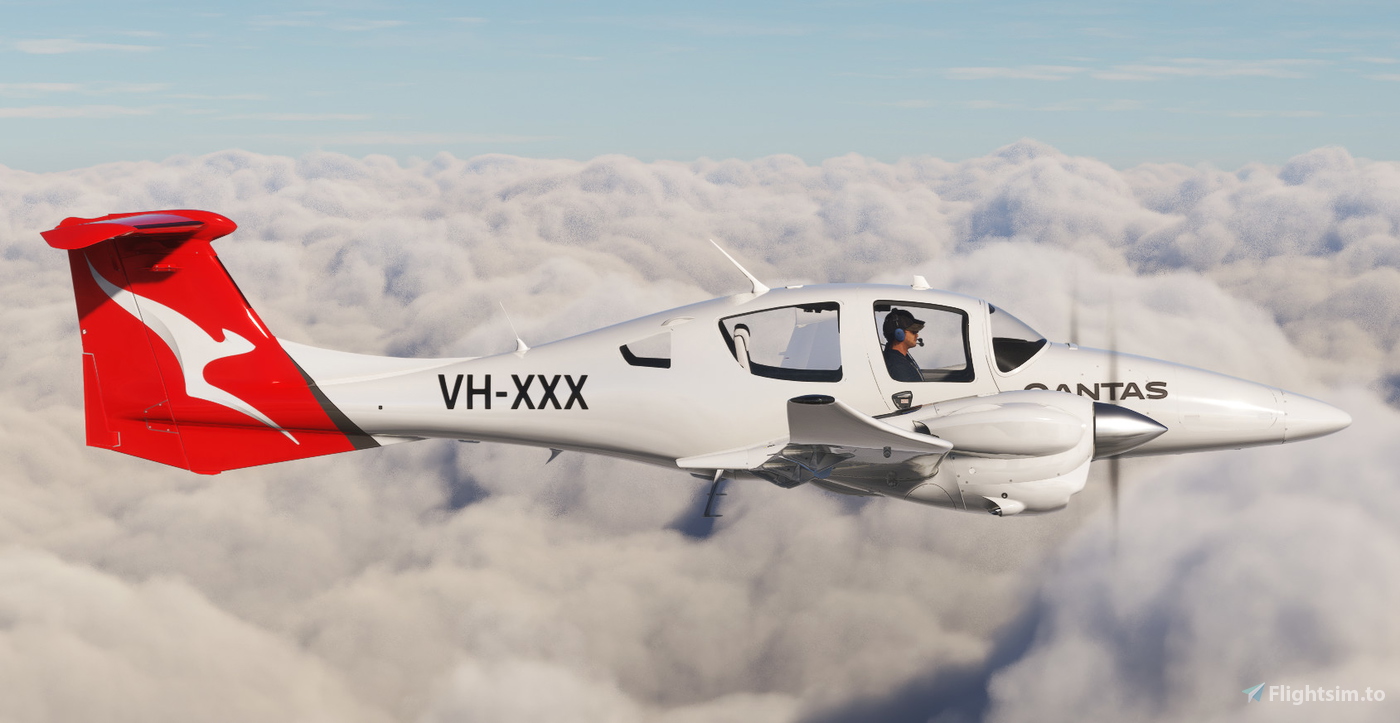 Qantas & Air New Zealand | Asobo Diamond DA62 [4K] for Microsoft Flight ...