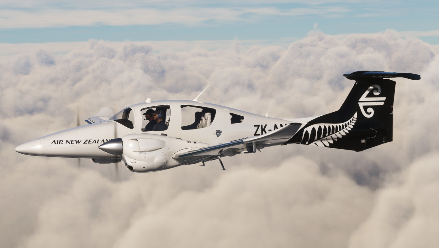 Qantas & Air New Zealand | Asobo Diamond DA62 [4K] for Microsoft Flight ...