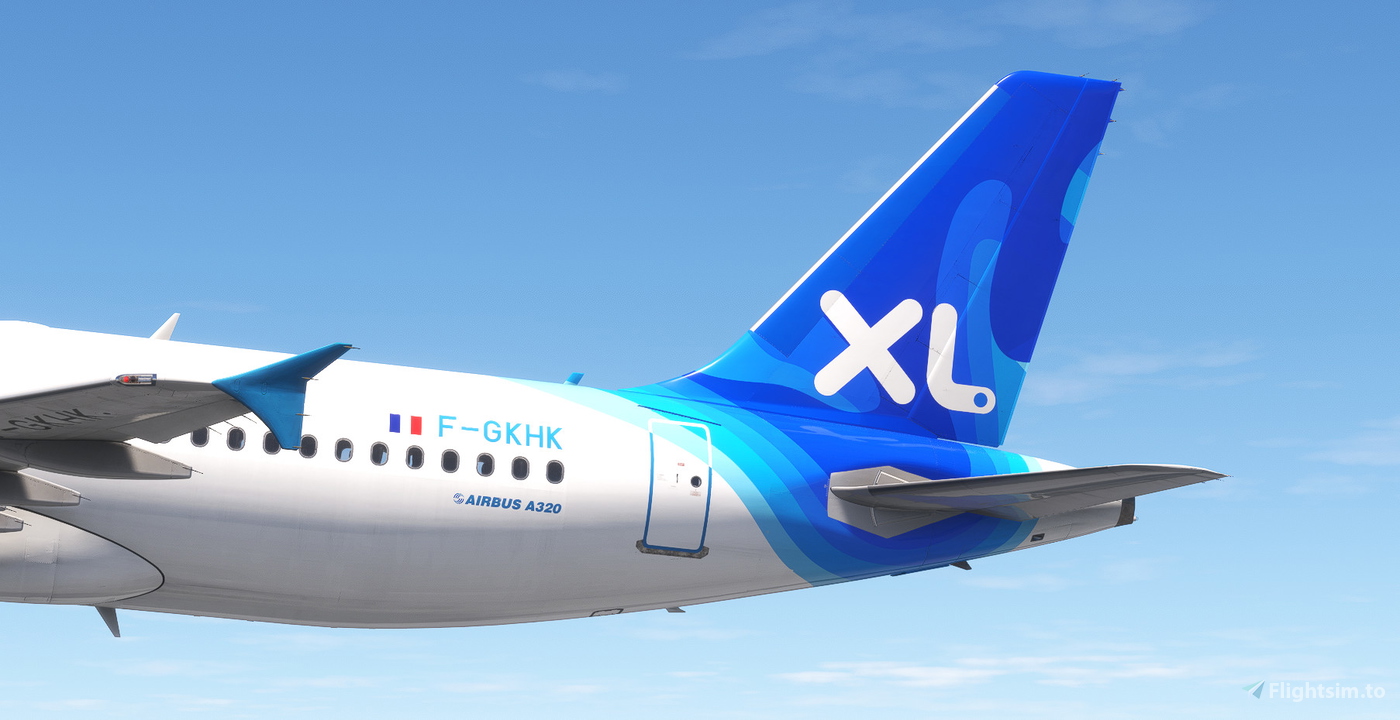 XL Airways France F-GKHK & F-GRSE | Fenix A320 + A321 CFM [8K] for ...