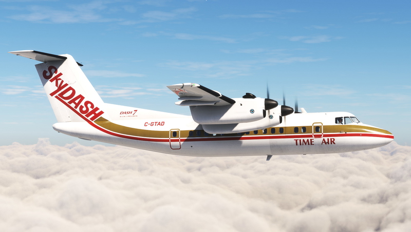 Time Air 'Sky Dash' C-GTAD| PILOTs Dash 7 (DHC-7) [4K] for Microsoft Flight Simulator | MSFS