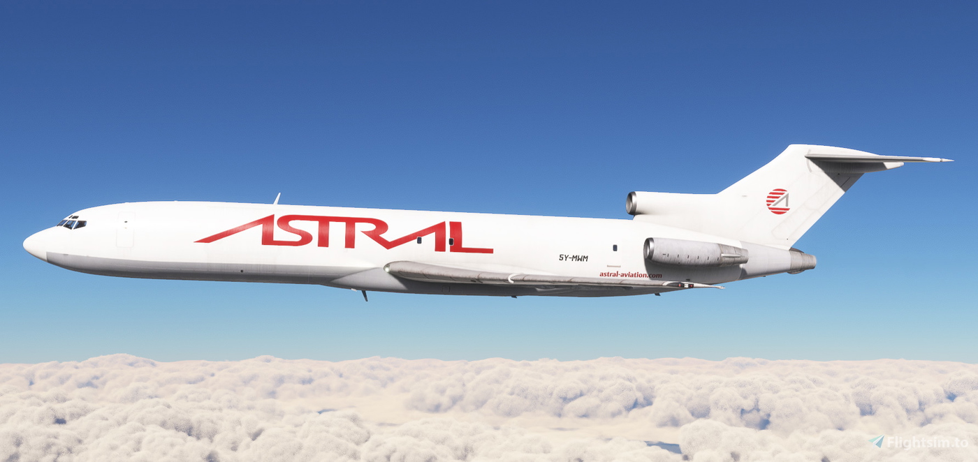 Astral Aviation 5Y-MWM | FlightSim Studio - B727 Freighter [4K] for ...