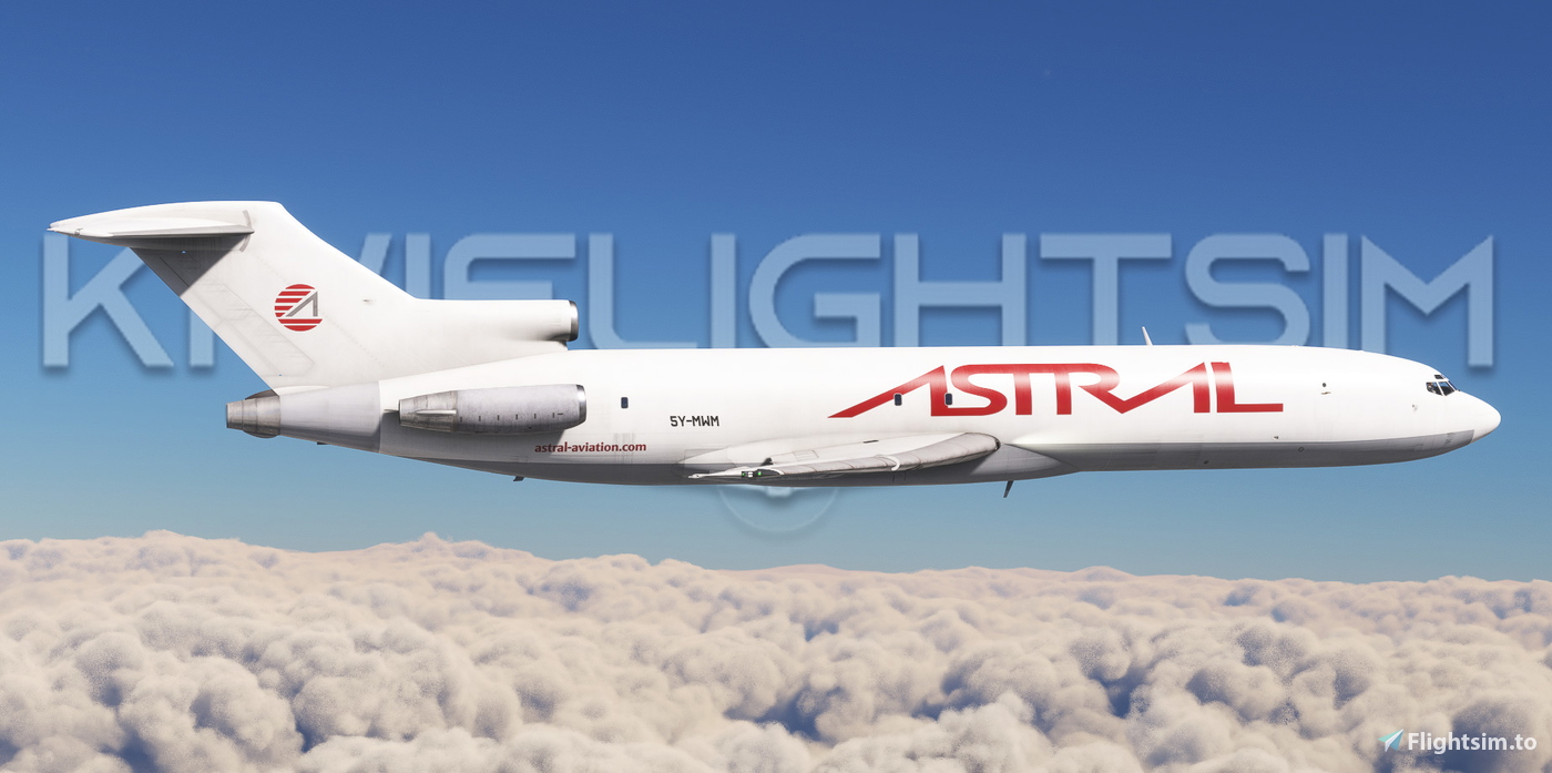 Astral Aviation 5Y-MWM | FlightSim Studio - B727 Freighter [4K] for ...