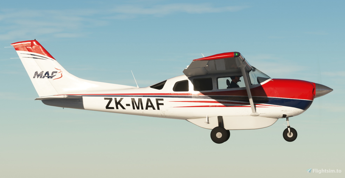 Mission Aviation Fellowship ZK-MAF | Freeware Cessna T206H for ...