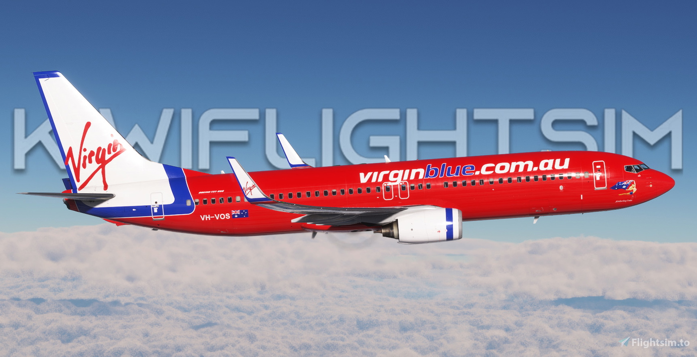 Virgin Blue (Australia) VH-VOB | VH-VOS | VH-BZG | PMDG 737-800 [4K ...