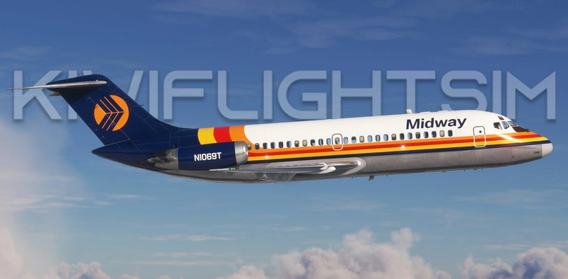 Sky Simulations DC-9 Liveries for Microsoft Flight Simulator | MSFS