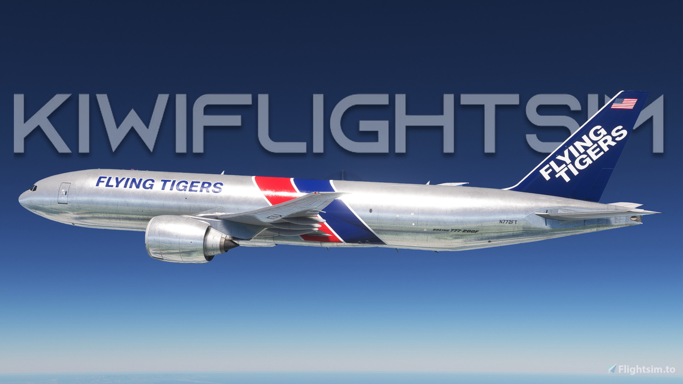 Flying Tiger Line | Flying Tigers 777F (Fictional) | PMDG Boeing 777F ...