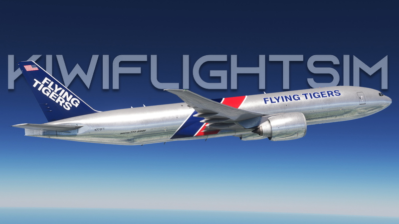 Flying Tiger Line | Flying Tigers 777F (Fictional) | PMDG Boeing 777F ...