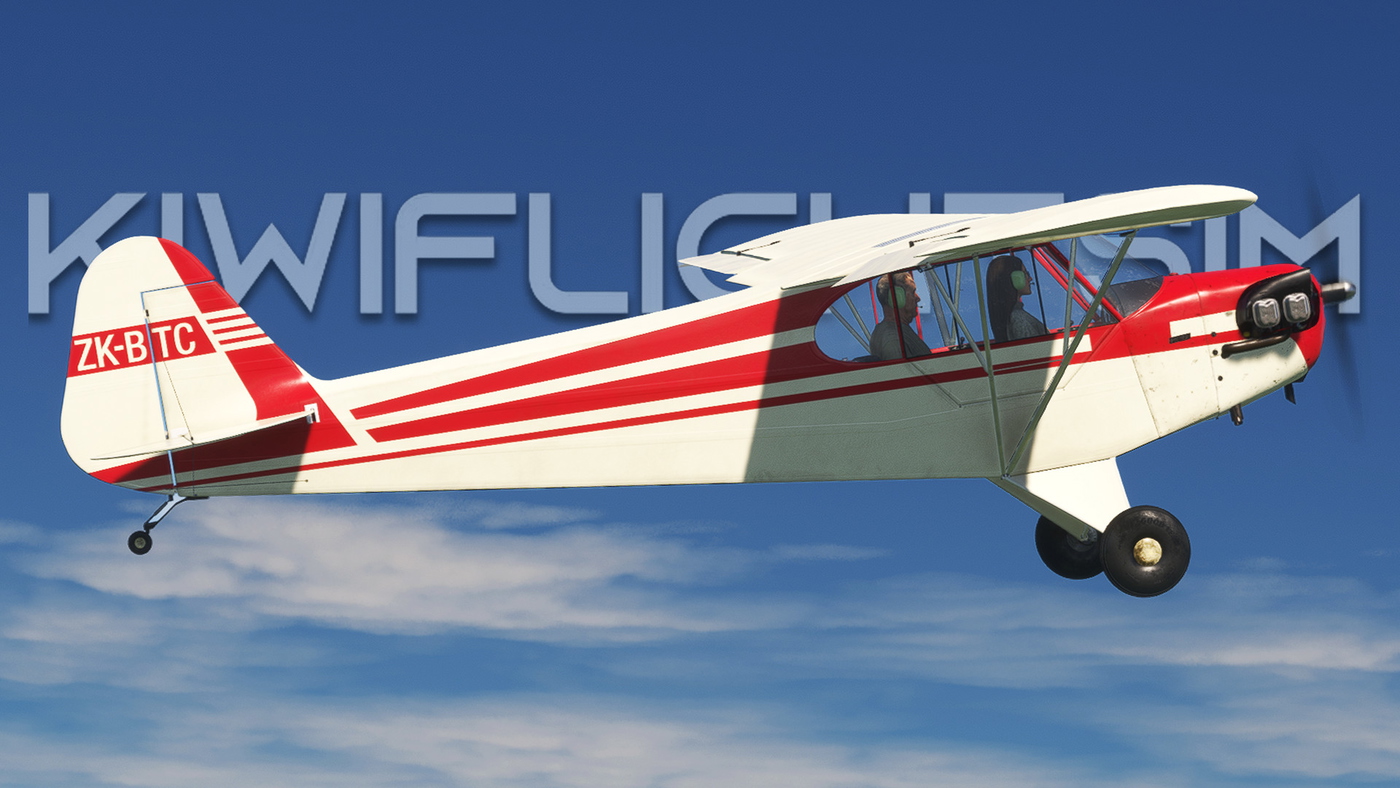 ZK-BTC (New Zealand) | Classic Aircraft Simulations Piper J-3 CUB [8K ...