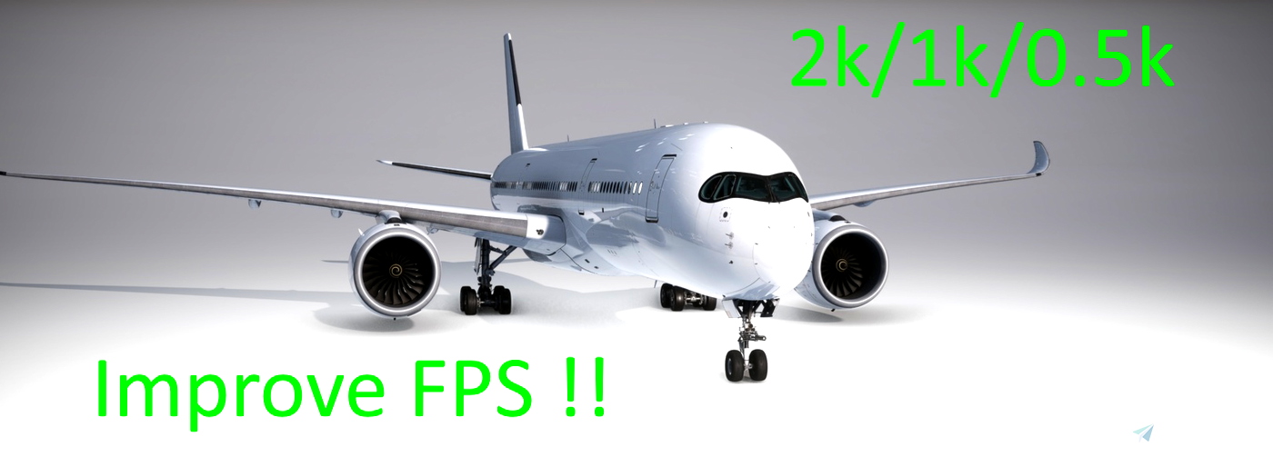 [2K/1K/0.5K] iniBuilds A350 Downscaled Texture More FPS MSFS2020 のために Microsoft Flight Simulator ...
