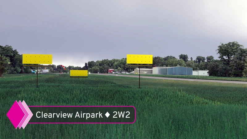 2W2 - Clearview Airpark for Microsoft Flight Simulator | MSFS