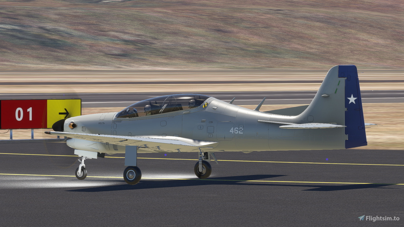 Embraer EMB 312 FACH (fictional) para Microsoft Flight Simulator | MSFS