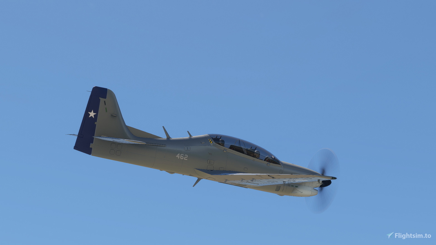 Embraer EMB 312 FACH (fictional) for Microsoft Flight Simulator | MSFS