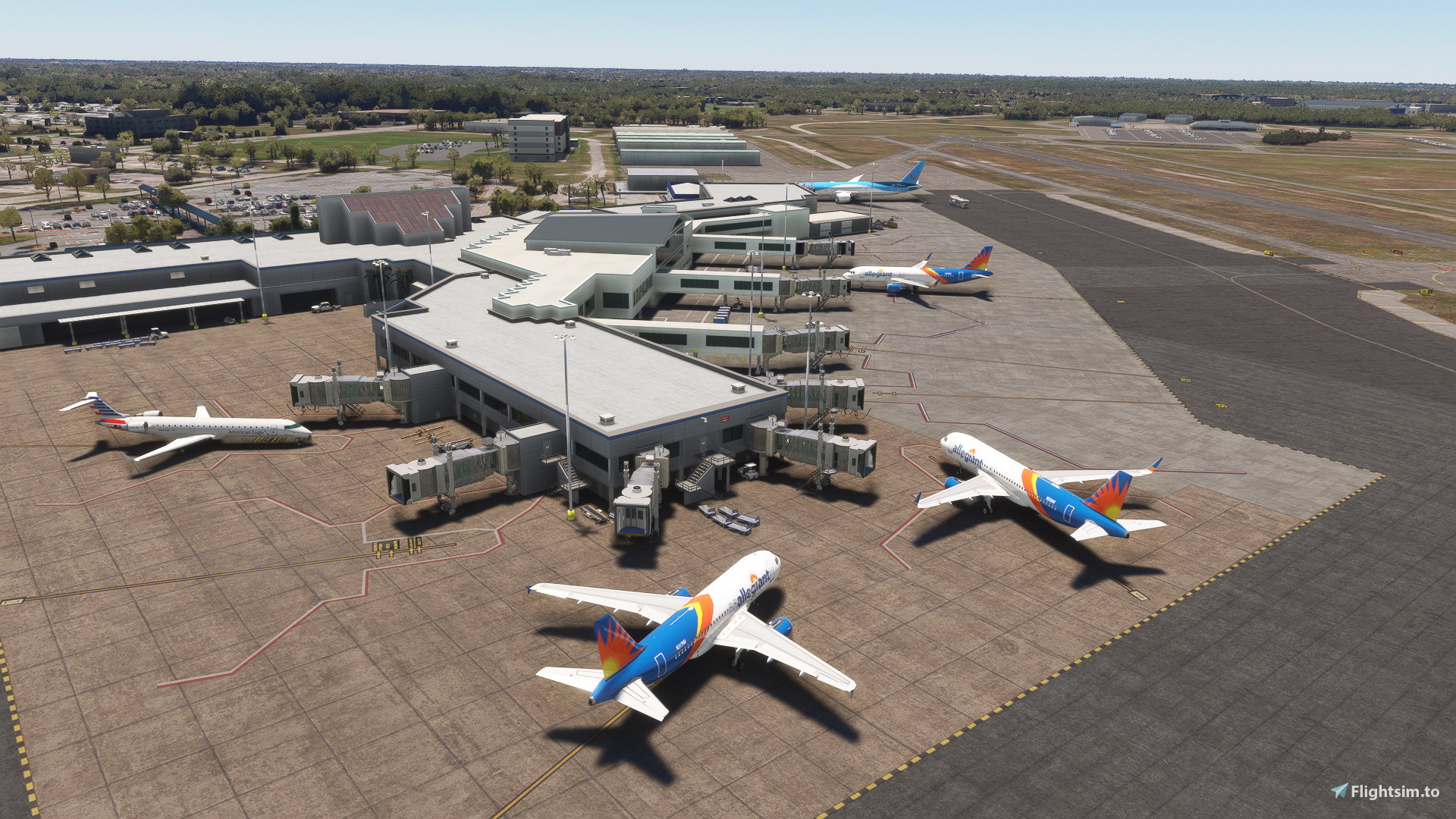 KMLB Melbourne - FSLTL Static Aircraft (BullfrogSim) - MSFS Add-on ...